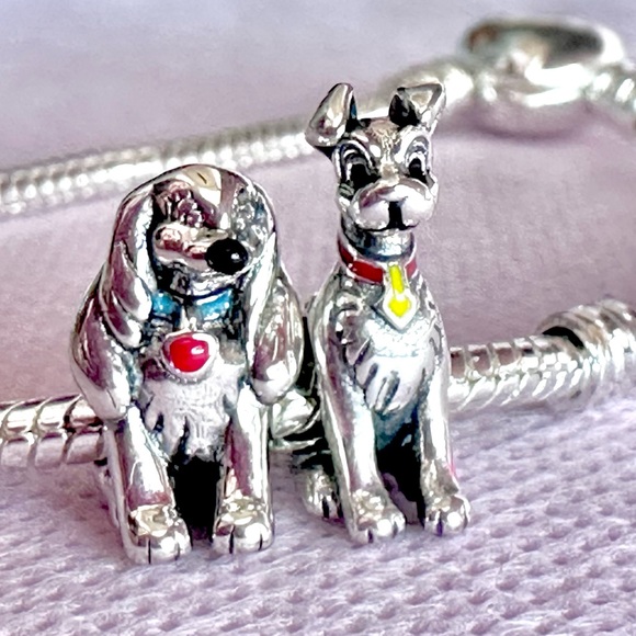 Pandora | Jewelry | Disney Lady And The Tramp Charms Set | Poshmark